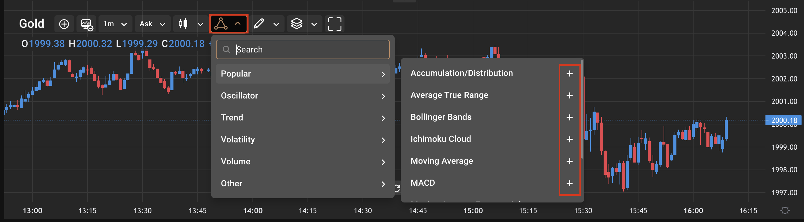 How can I add indicators? – Capital.com